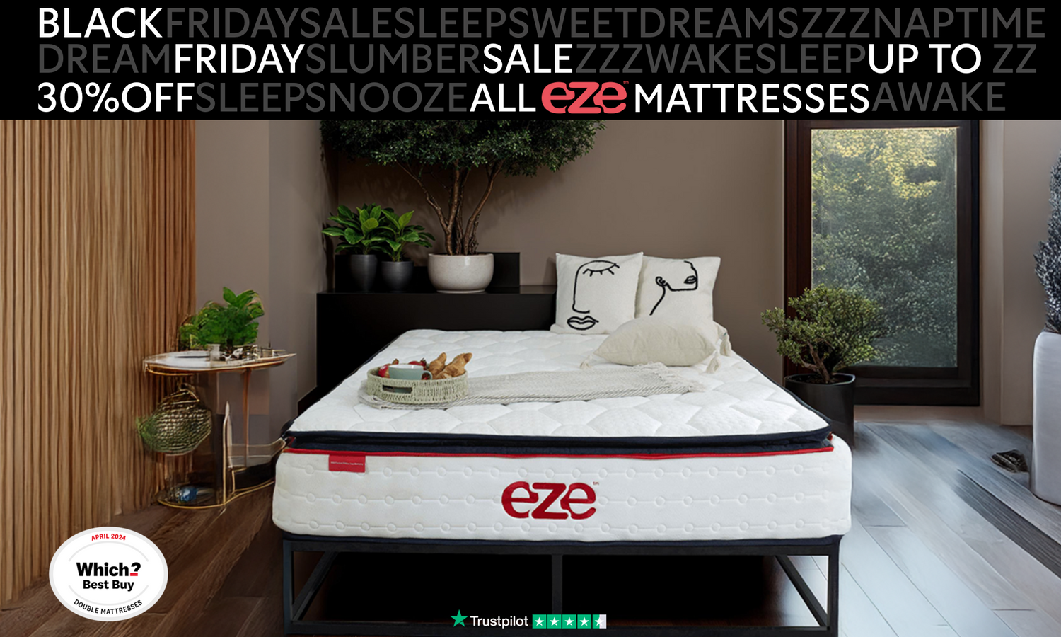 eze™ Hybrid Mattress: Mattress in a Box UK
